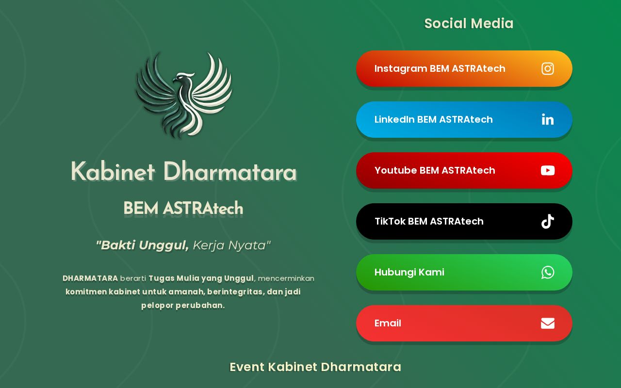 BEMASTRAtech Kabinet Dharmatara